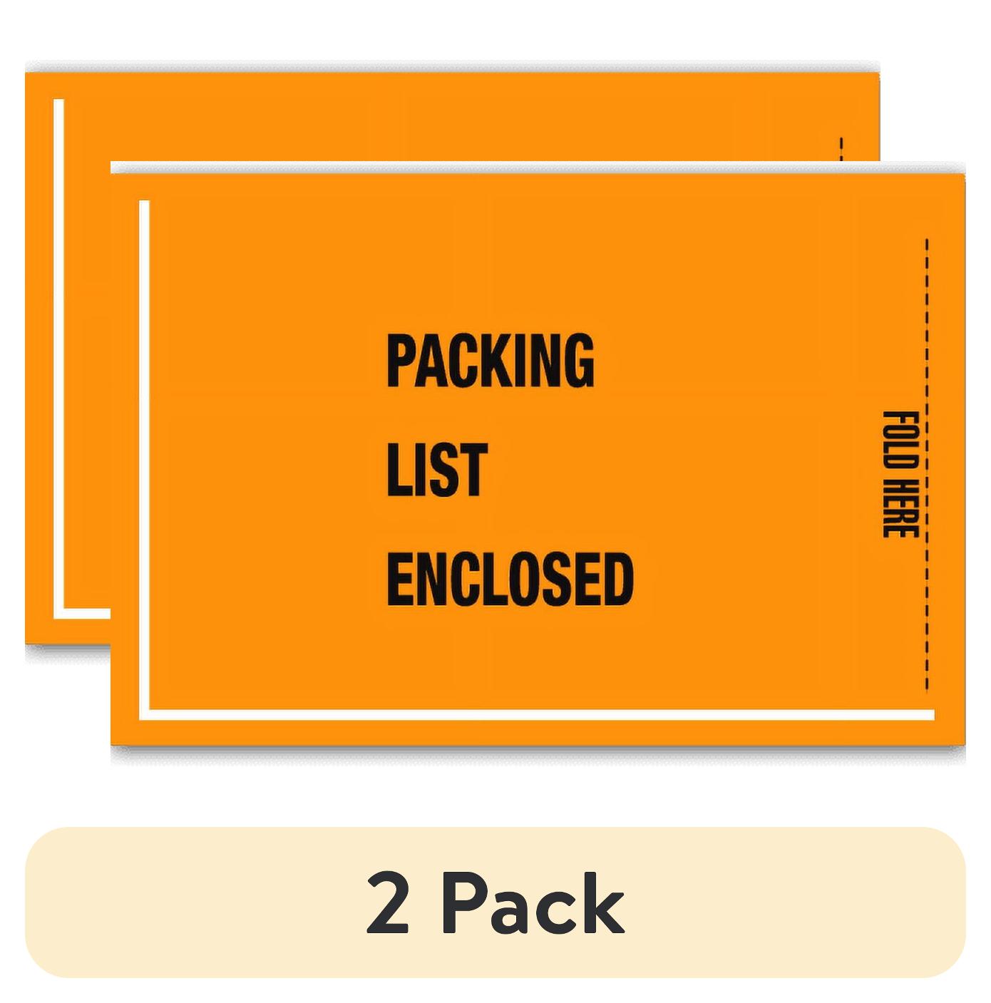 (2 pack) Office Depot® Brand "Packing List Enclosed" Military Envelopes ...