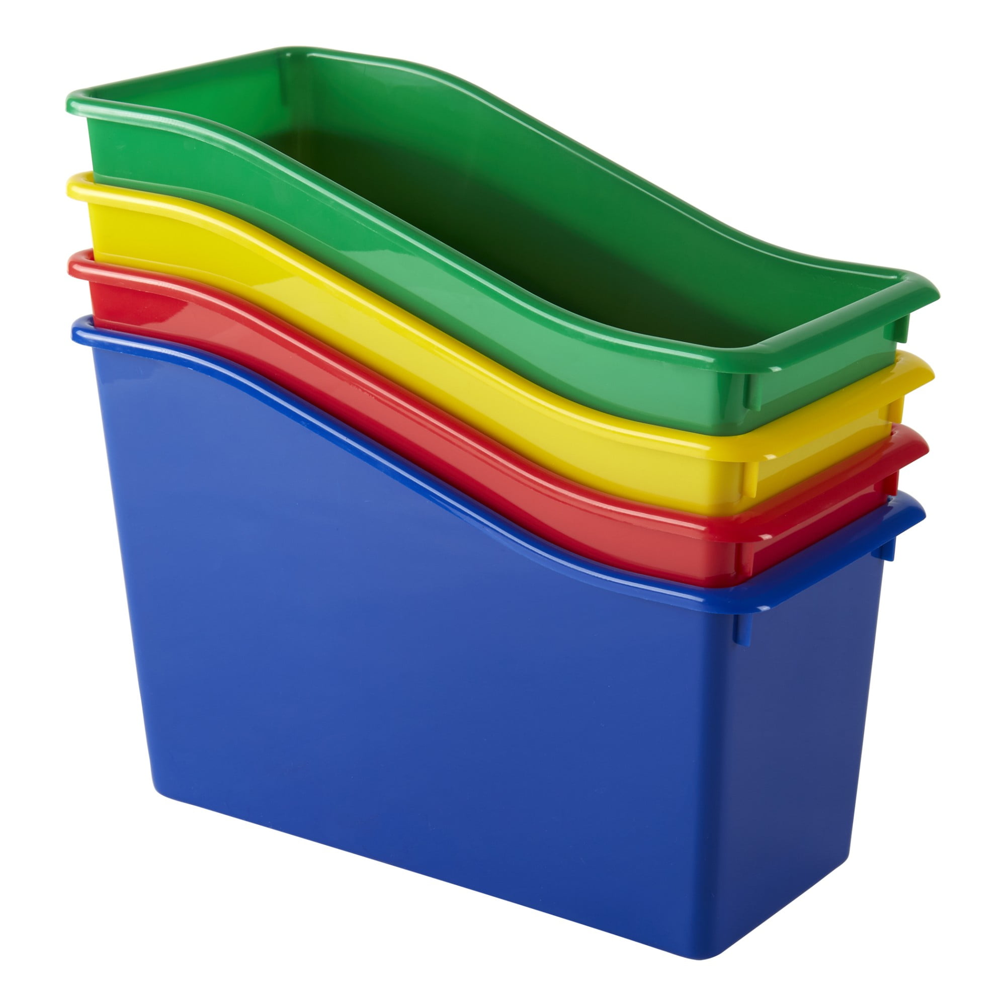 Office Depot® Brand Plastic Book Bin, 7-1/2"H x 11-1/2"W x 5-1/2"D ...