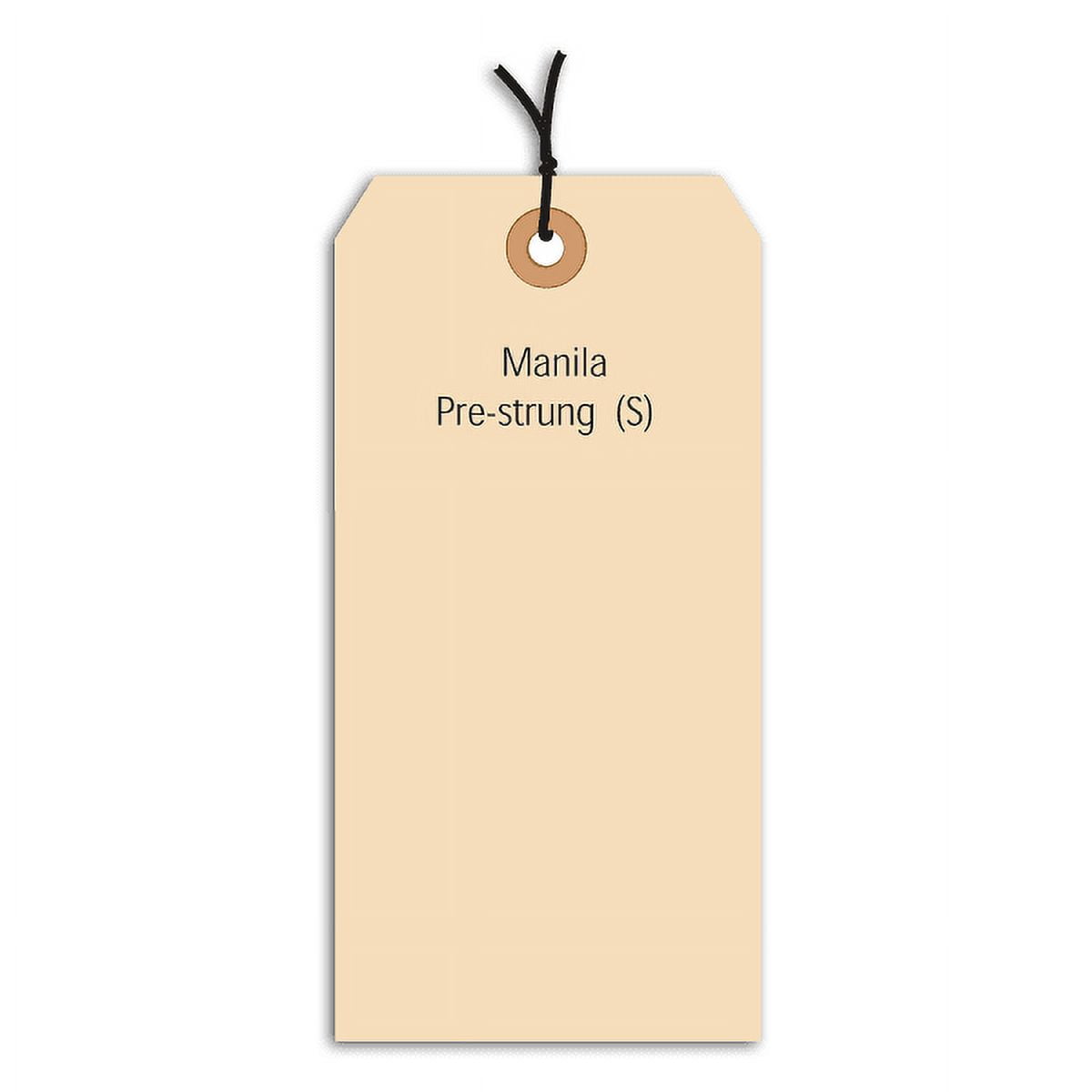 Office Depot® Brand Prestrung Manila Shipping Tags, 13 Point, #3, 3 3/4 ...