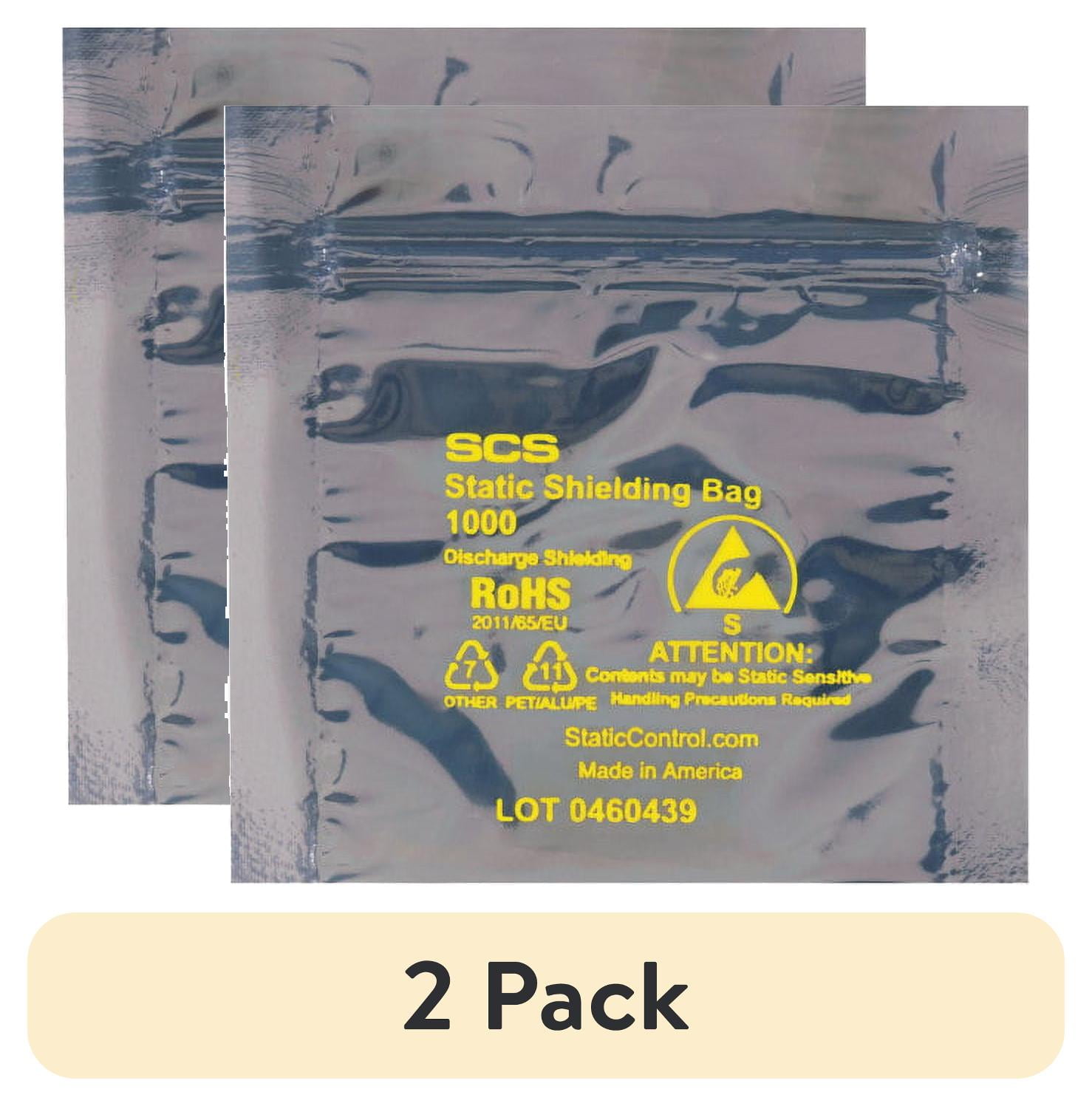 (2 pack) Office Depot® Brand Reclosable Static Shielding Bags, 8" x 8 ...