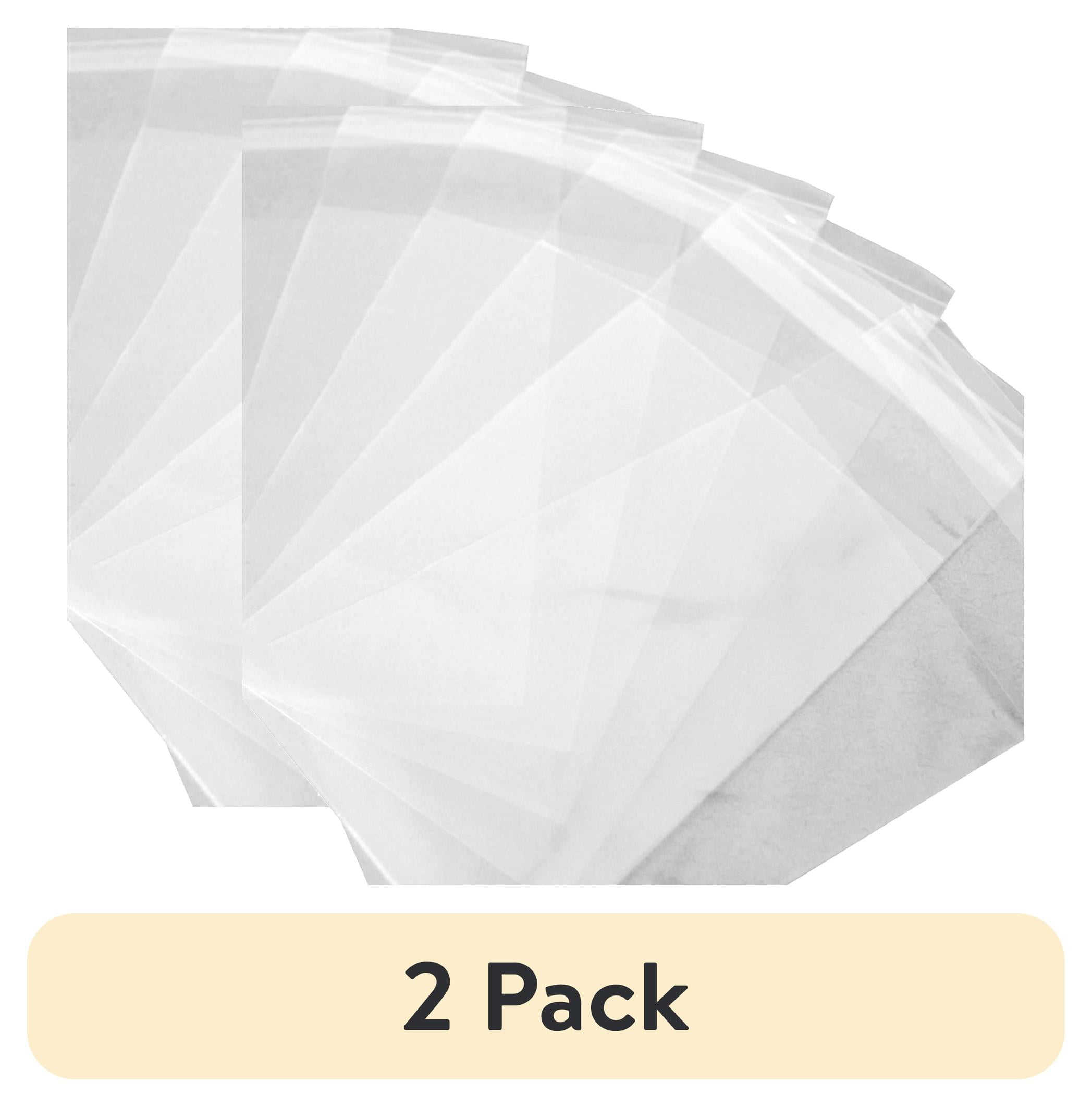 (2 pack) Office Depot® Brand Resealable Polypropylene Bags, 8" x 10 ...