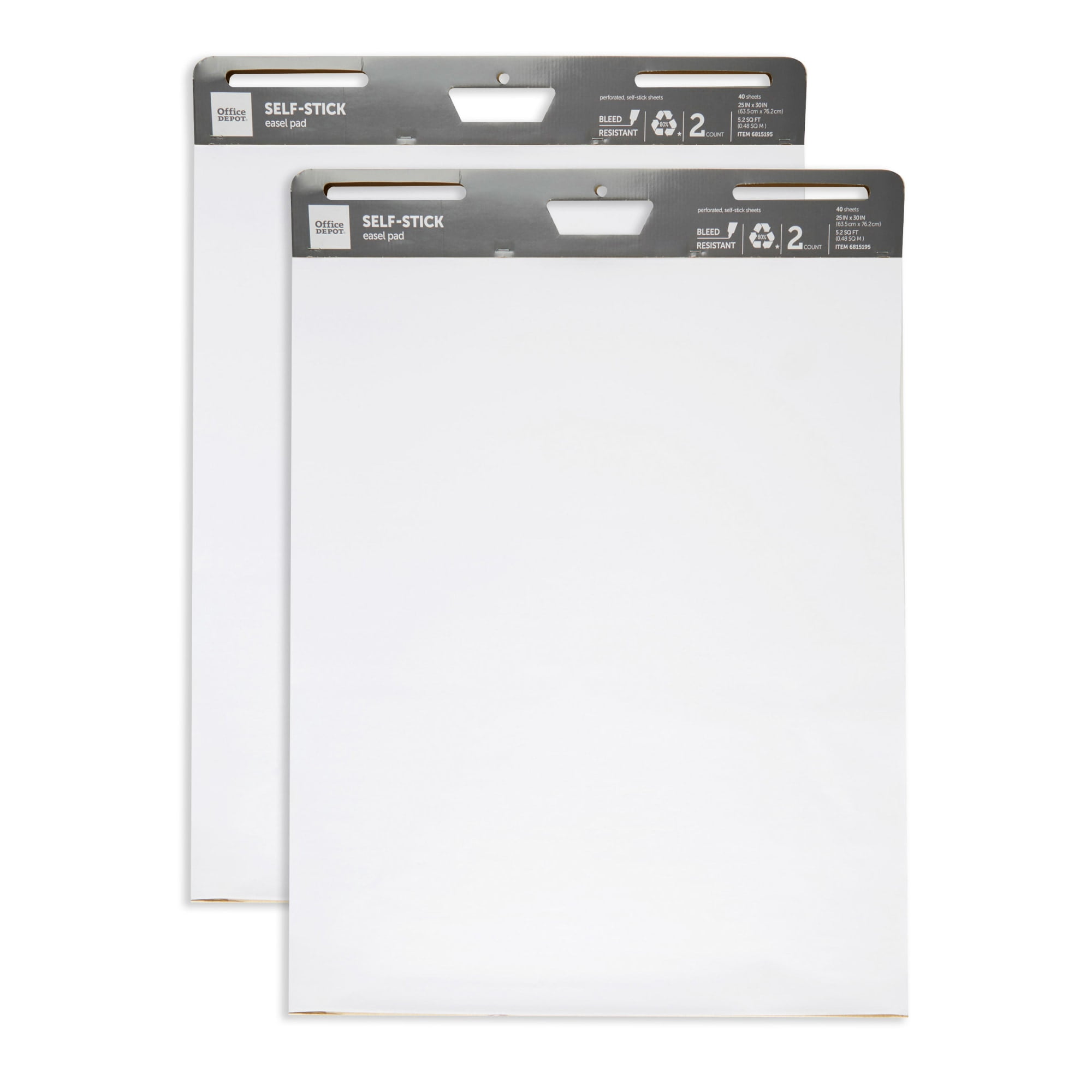 Office Depot Easel Pads for Presentations & Brainstorming - Walmart ...
