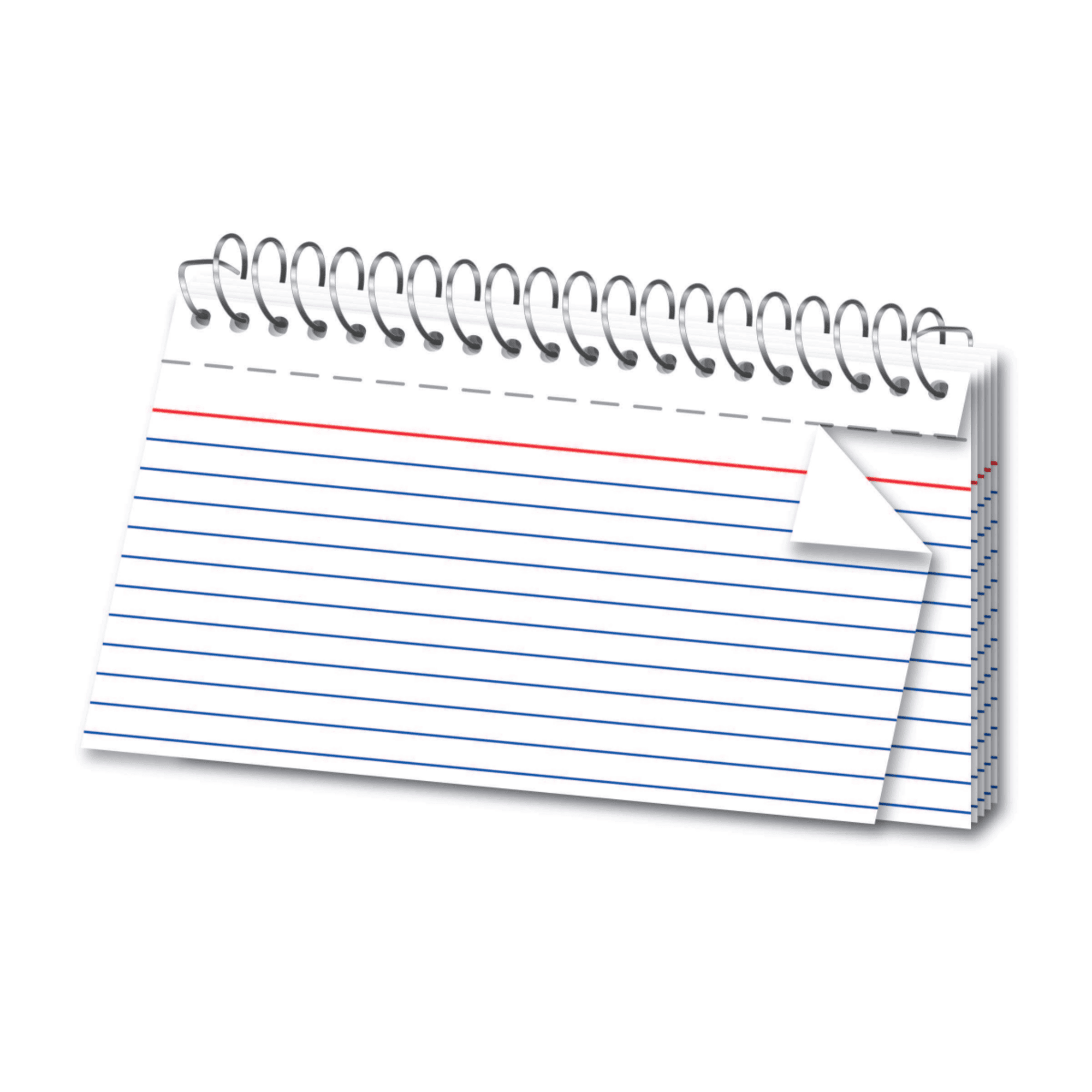 Office Depot® Brand Spiral Ruled Index Cards, 3" x 5", White, Pack Of ...