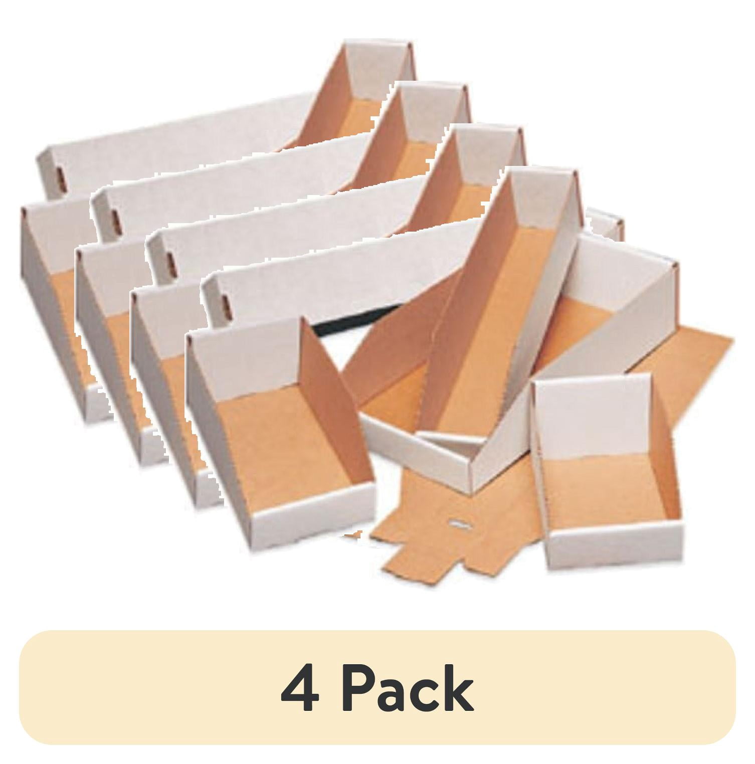 (4 pack) Office Depot® Brand Standard-Duty Open-Top Bin Storage Boxes ...