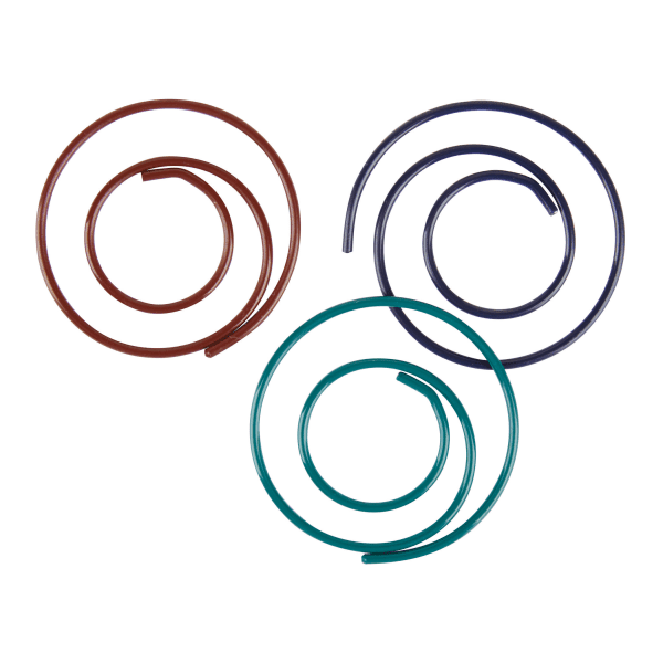 Office Depot® Brand Swirl Paper Clips, 1 3/16", 25-Sheet Capacity ...