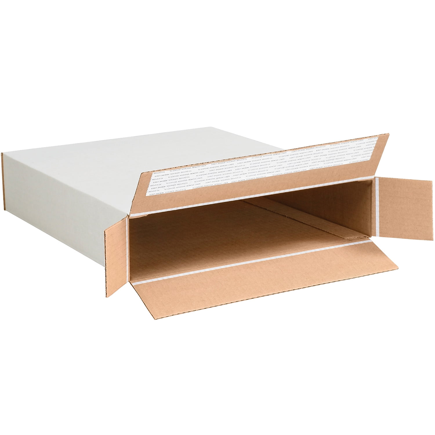 Office Depot® Brand White Self-Seal Side-Loading Corrugated Cartons, 12 ...