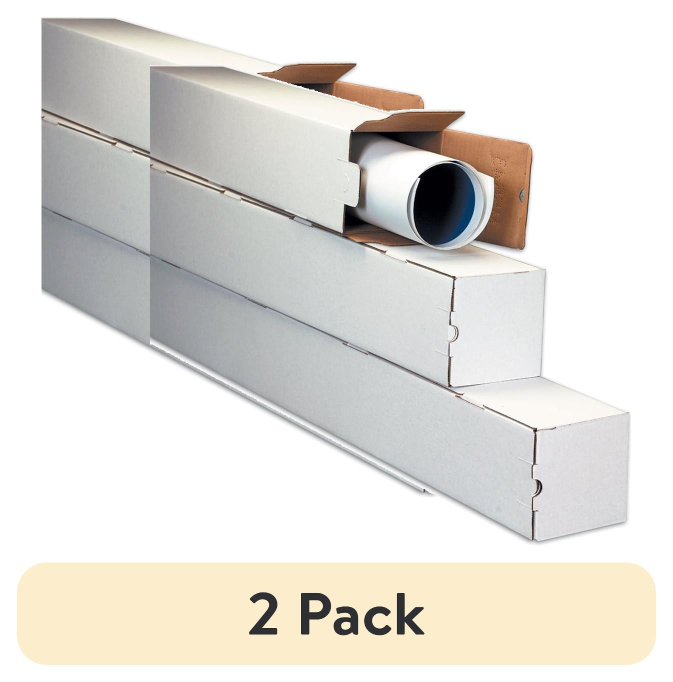 (2 pack) Office Depot® Brand White Square Mailing Tubes, 5" x 5" x 30 ...