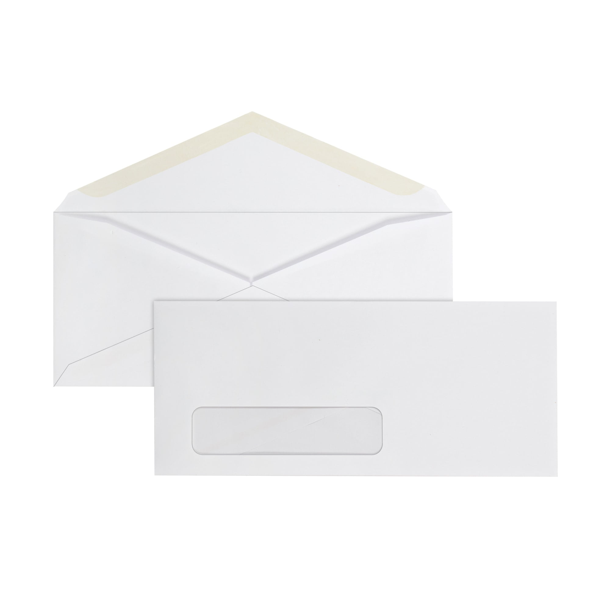 Office Depot® Single Business Standard Window Envelopes, #10, 4 1/8" x ...