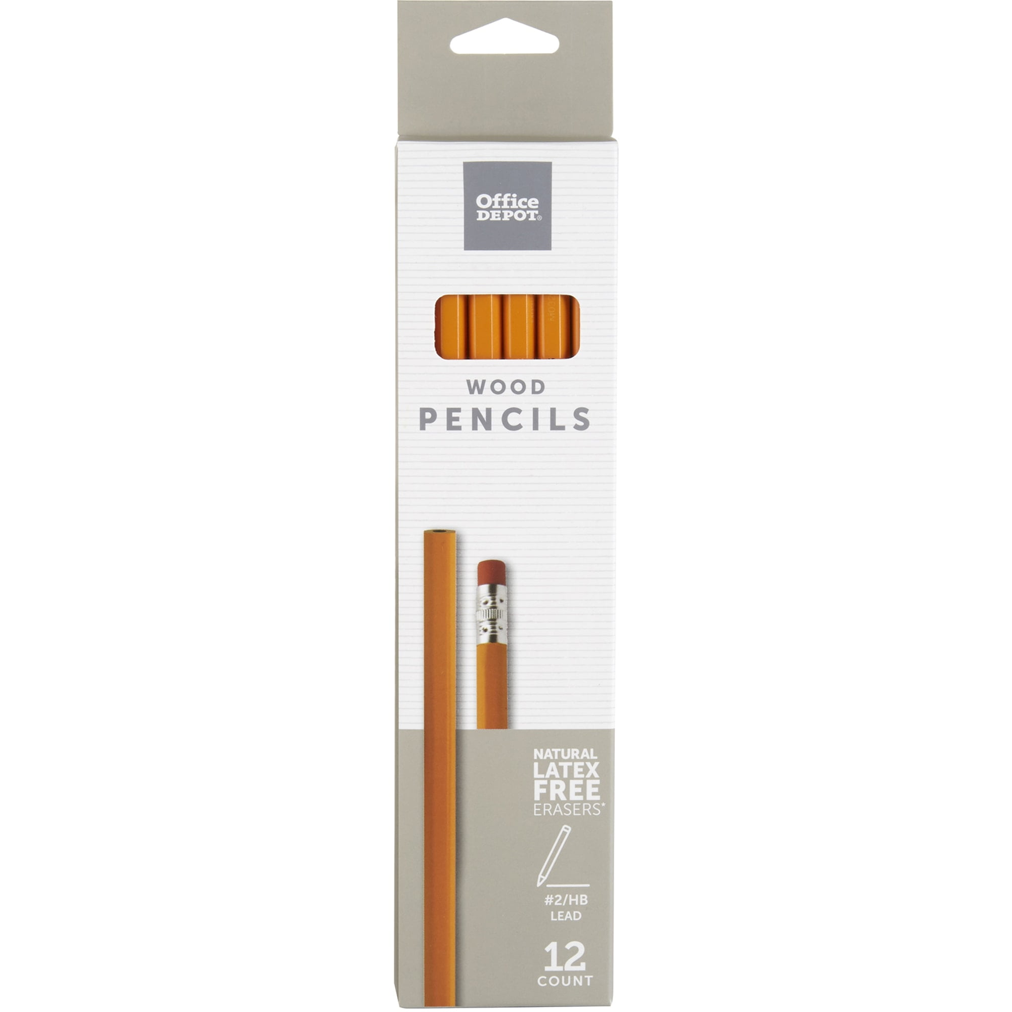 Office Depot¬Æ Standard Size #2 HB Medium Lead Wood Pencils, Back to ...
