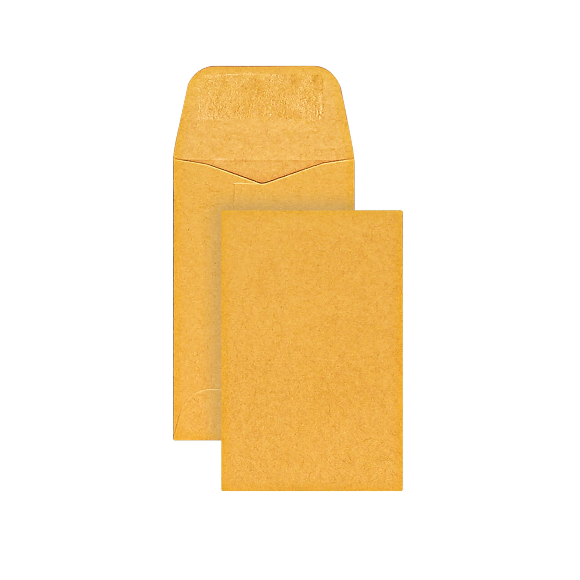 Office Depot Coin Envelopes, #1, 2 1/4in. x 3 1/2in., Brown, Pack Of ...
