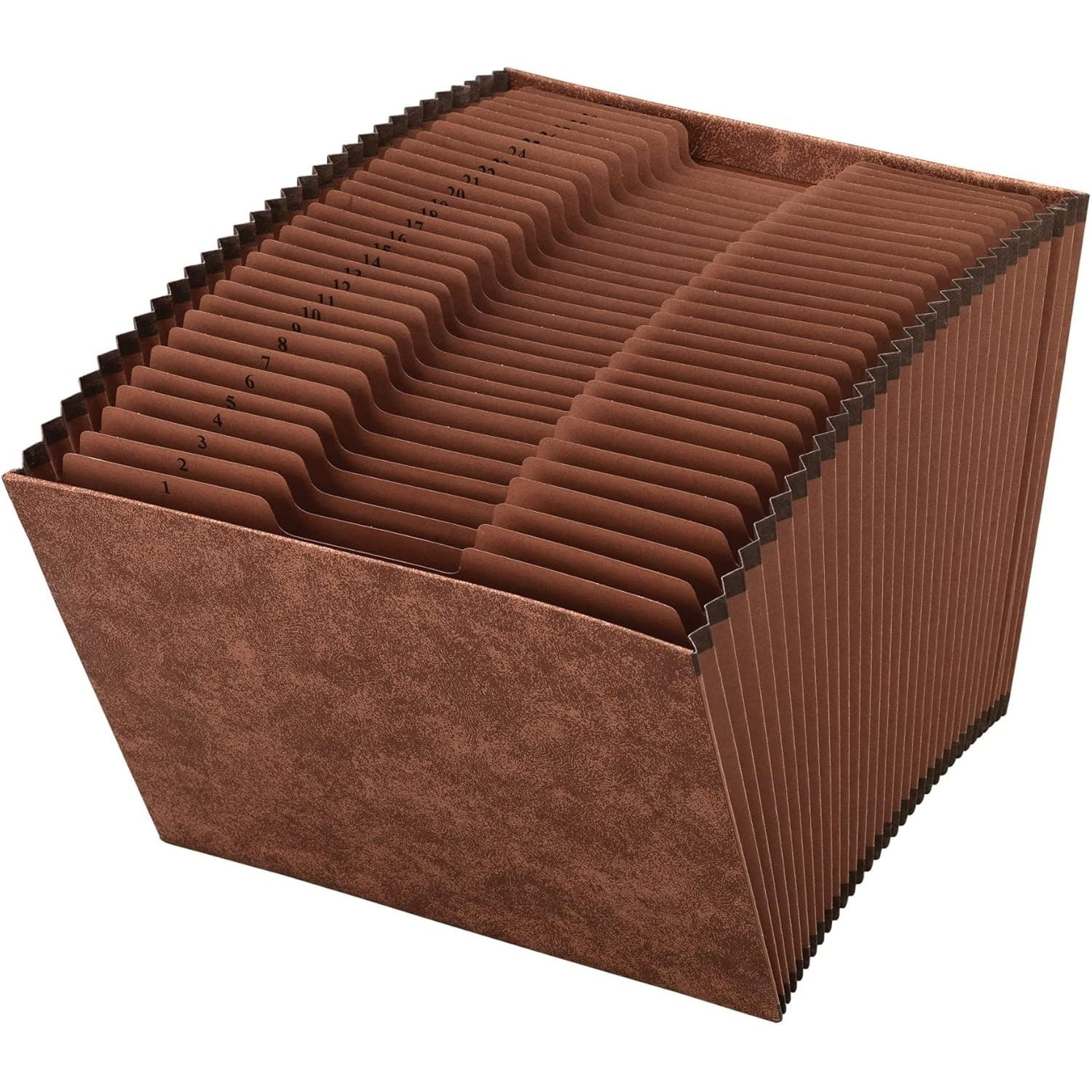 Office Depot Expanding File, Letter, 1-31, 31 Pockets, Brown, OM01418 ...