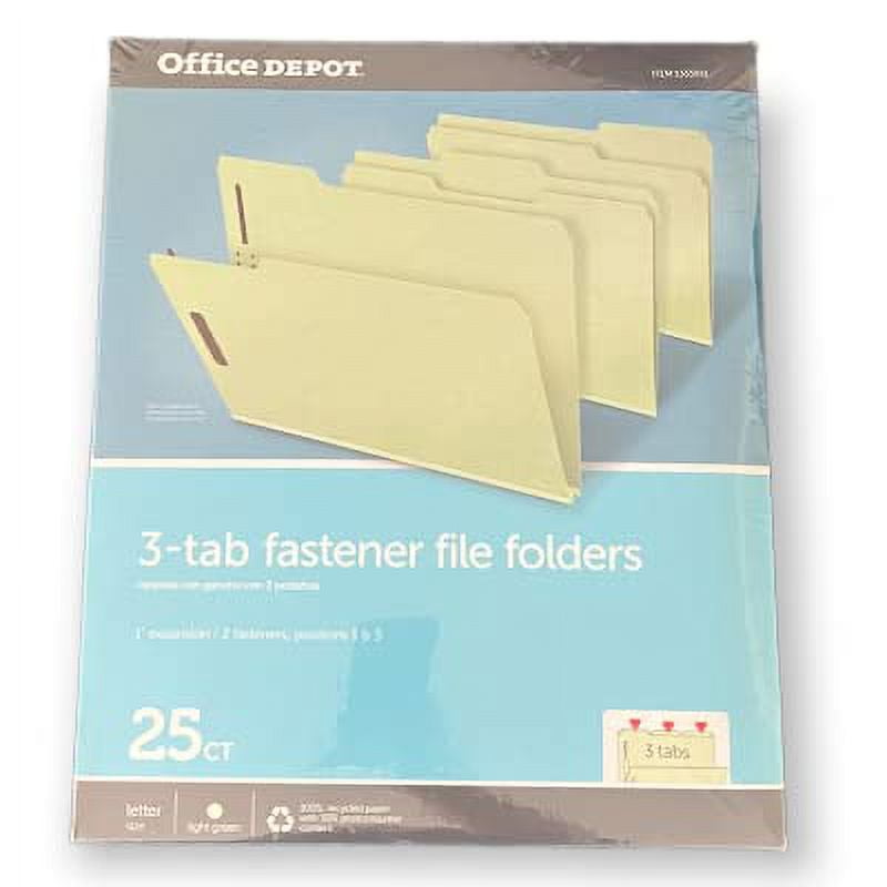 Office File Folders With Tabs Office Depot Expanding Pressboard Folders ...