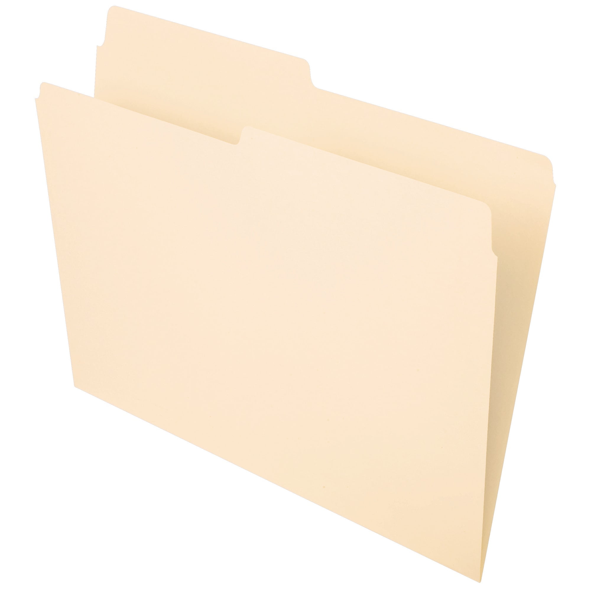 Office Depot File Folders, 1/2 Cut, Letter Size, 30% Recycled, Manila ...