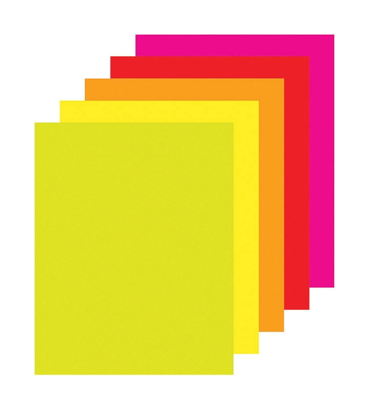 Office Depot Fluorescent Poster Boards, Assorted Colors, Water ...