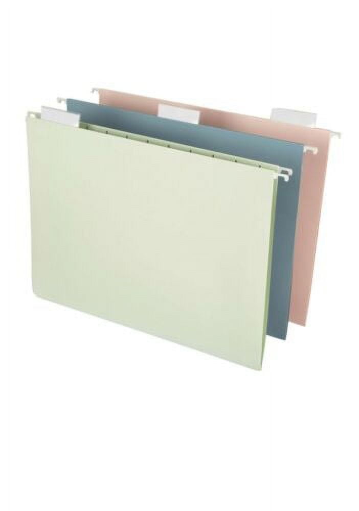 Office Depot Hanging File Folders, Pastel, 6 Count - Walmart.com