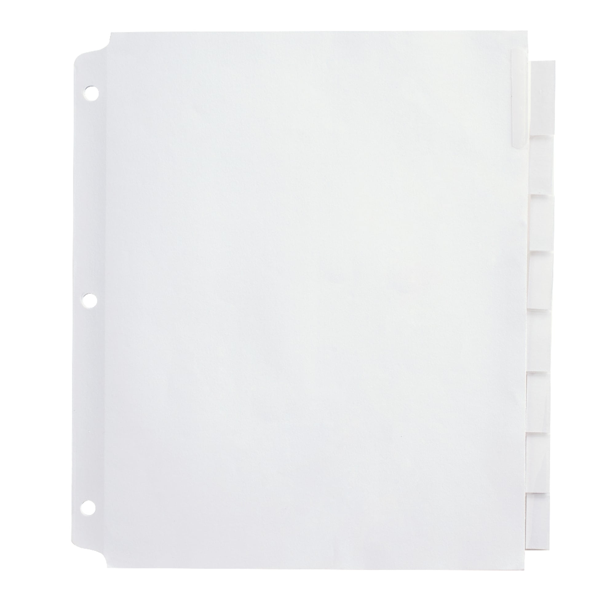 Office Depot Insertable Extra-Wide Dividers With Big Tabs, Clear, 8-Tab ...