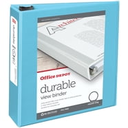 Economy 3-Ring View Binder, 3" Capacity, 11 x 8.5, Black with Non-Glare ...
