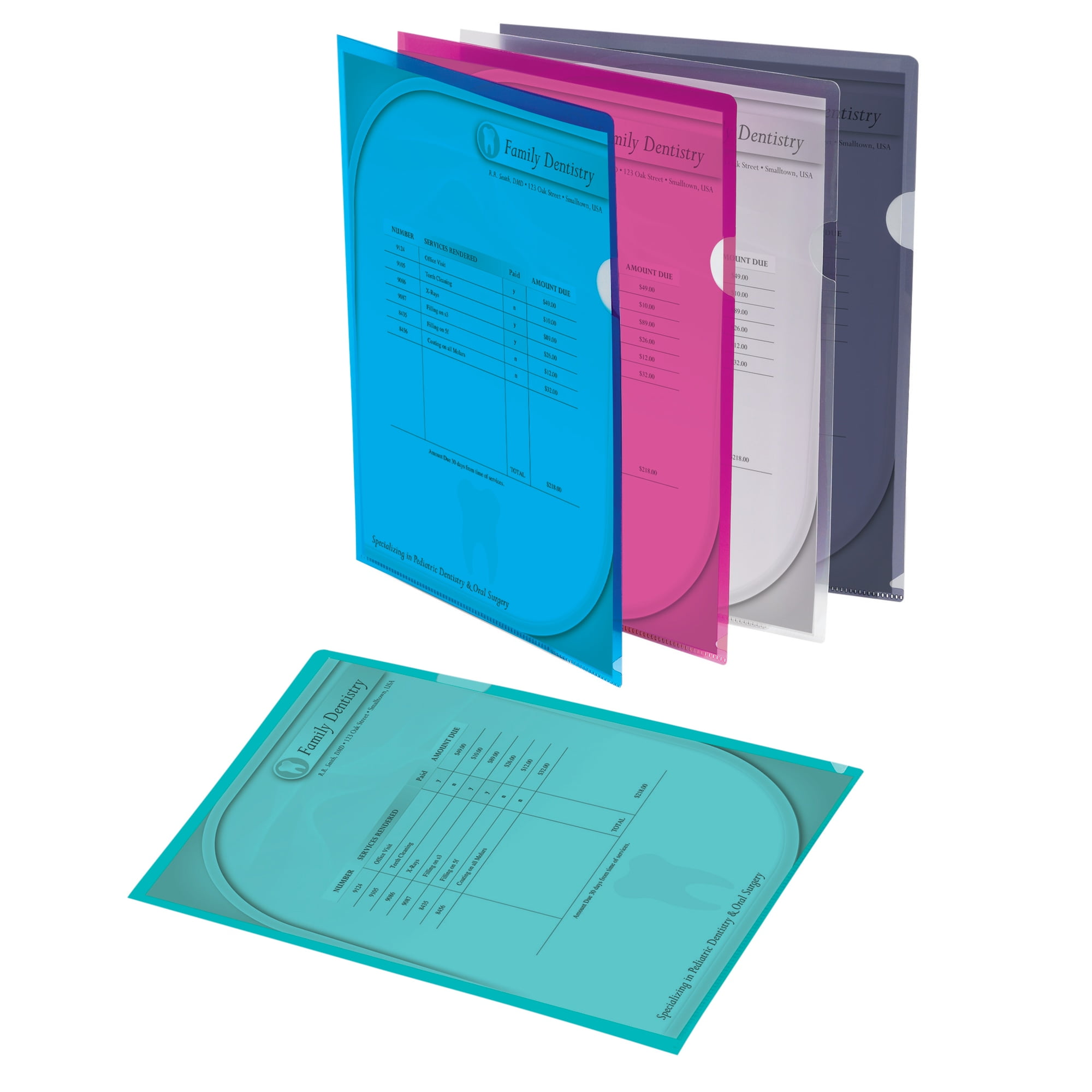 Office Depot Poly Project View Folders, Letter Size, Assorted Colors ...