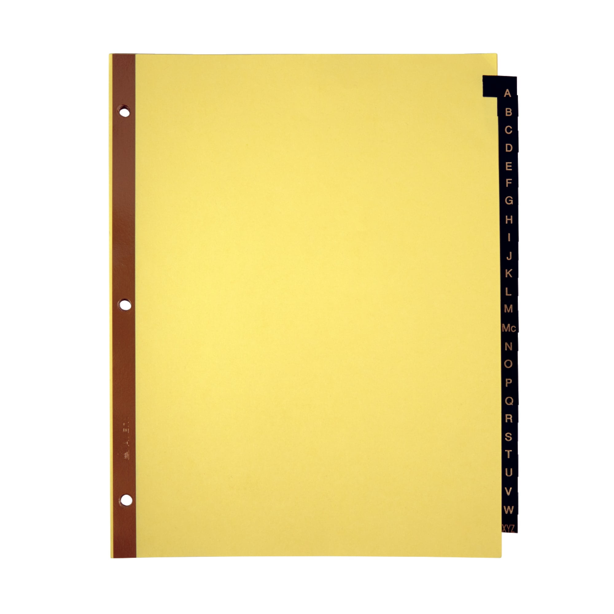 Office Depot Preprinted Tab Dividers, Alphabetical, 3585478694 ...
