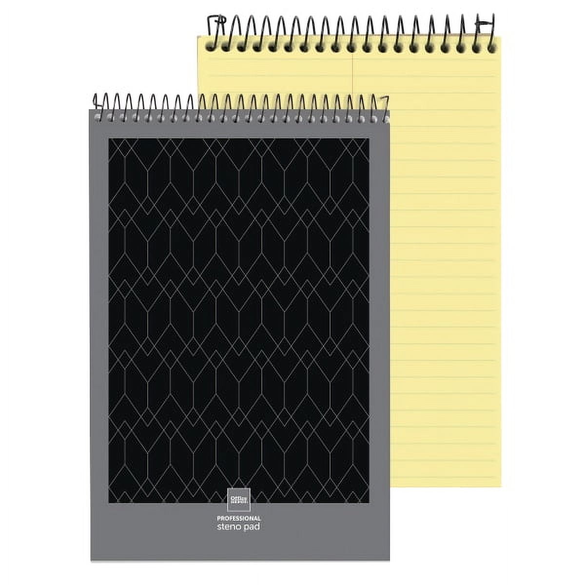 Office Depot Professional Steno Book, 6in. x 9in., Gregg Ruled, 200 ...