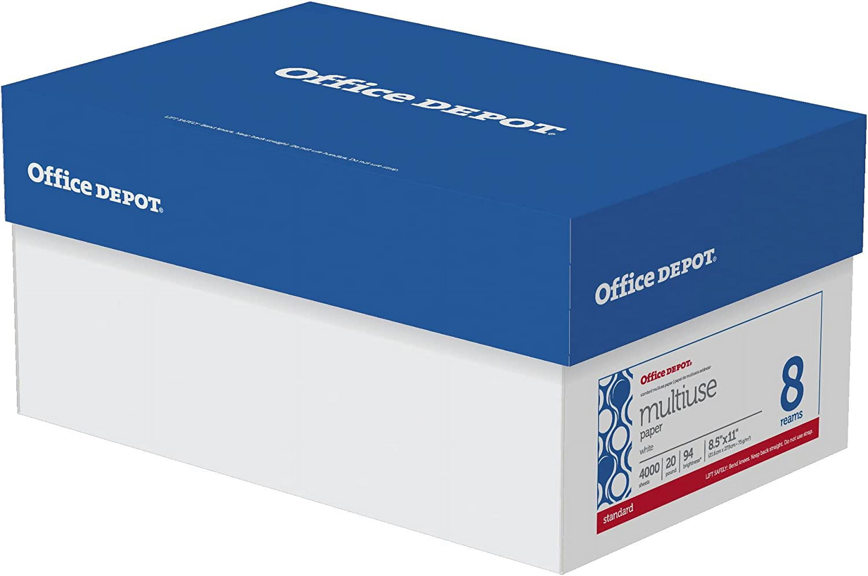 Office Depot(R) Brand Multiuse Paper, Letter Size Paper, 94 (U.S ...