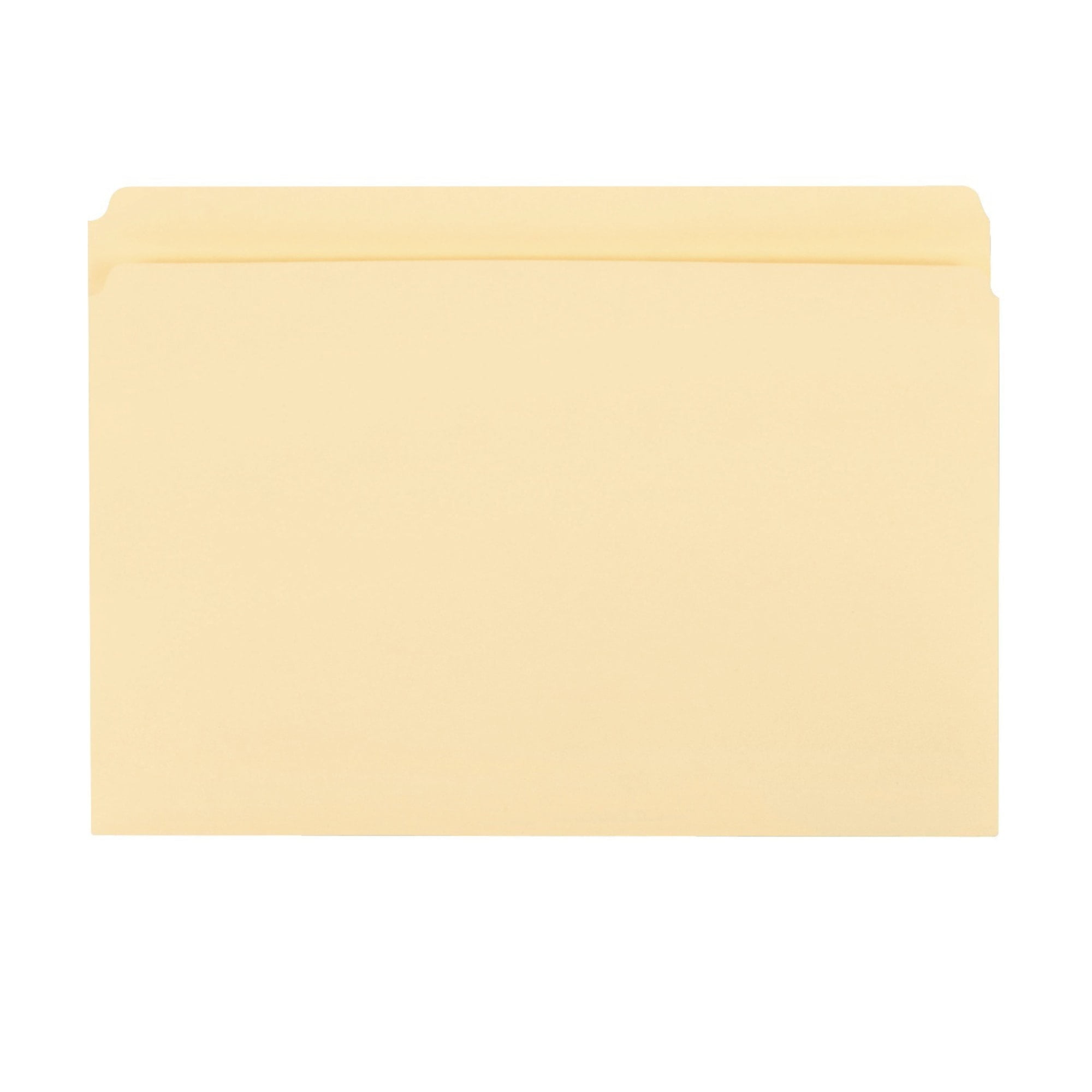 Office Depot Straight Cut Manila File Folders, 3/4in. Expansion, Letter ...