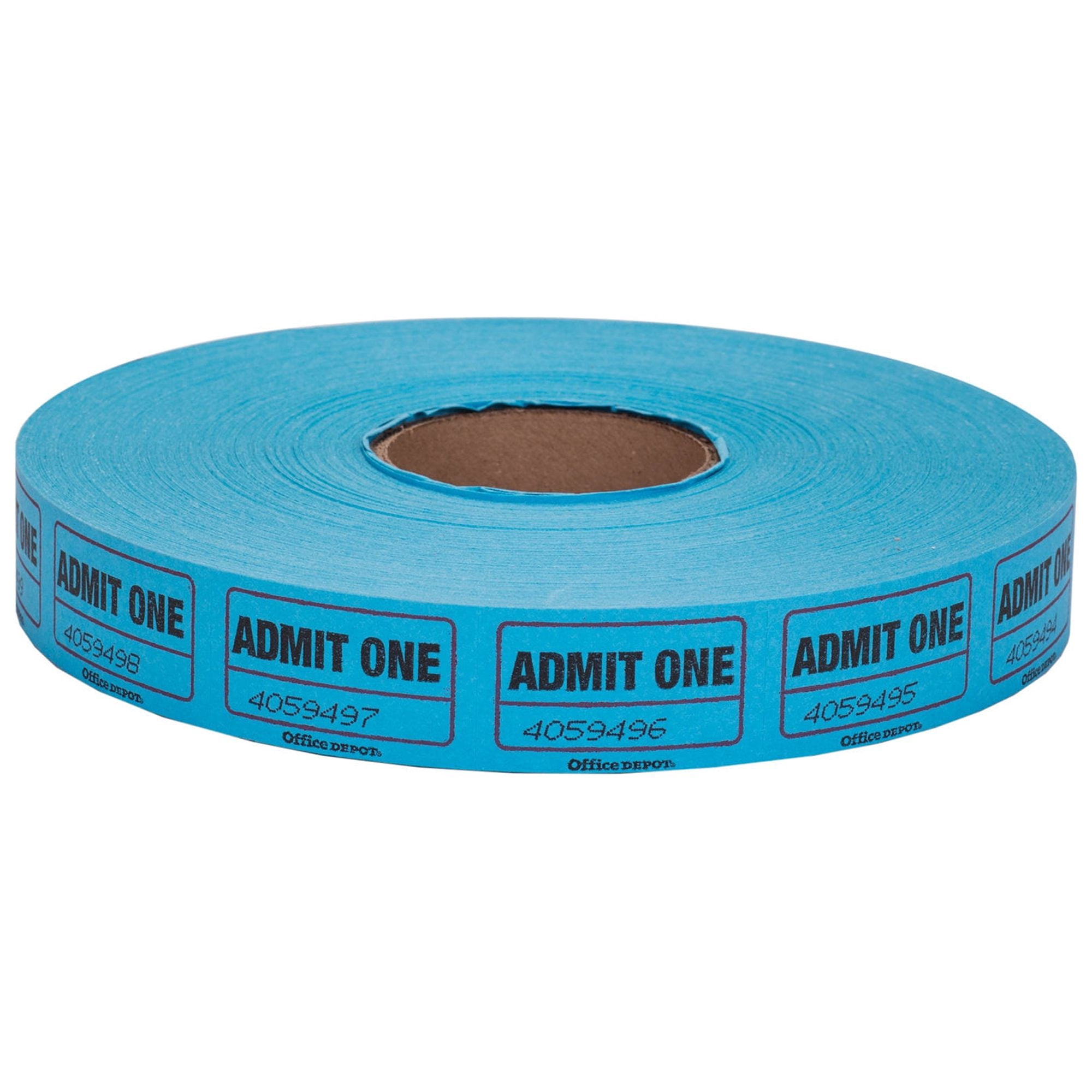 Office Depot Ticket Roll, Single Coupon, Assorted, Roll Of 2,000, No ...