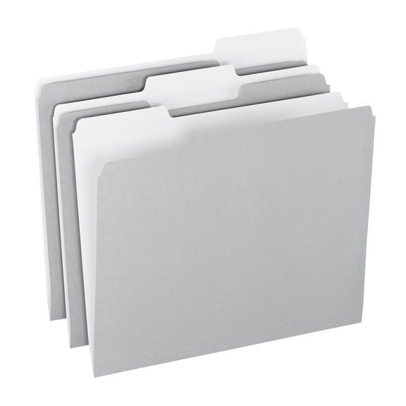Office Depot File Folders, Letter, 1/3 Cut, Blue, Box Of 100, 97661 ...
