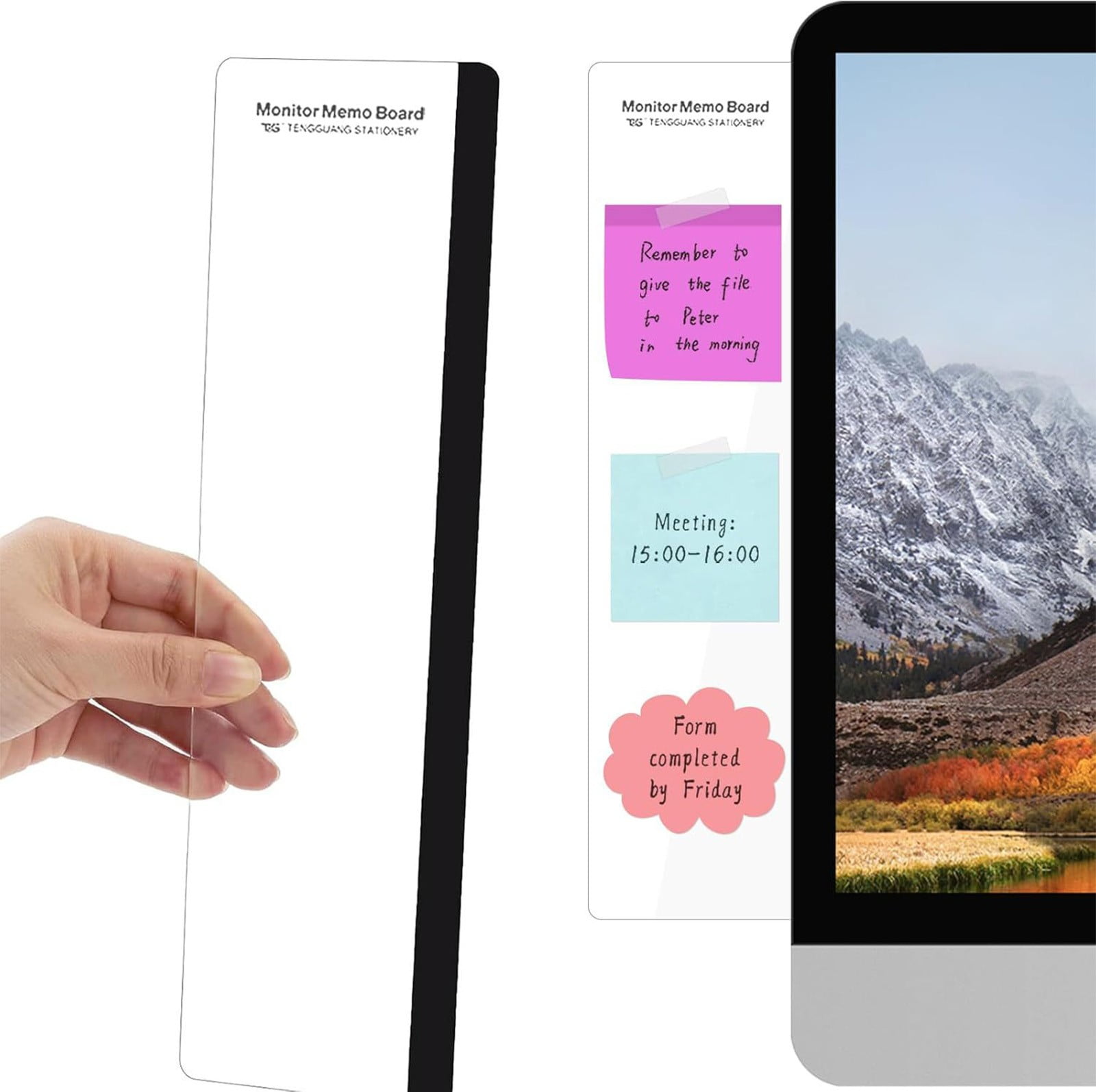 Office Desk Accessories Monitor Memo Board Computer Message Board ...