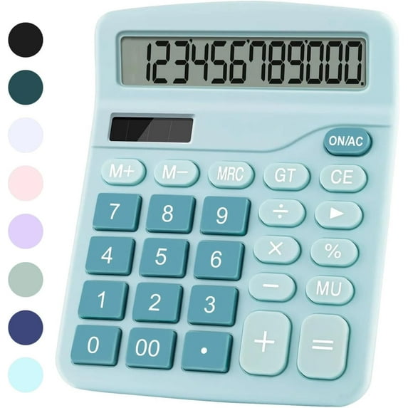 Office Desk Calculator, Cute Calculator for Kids, Basic Desktop, Dual ...