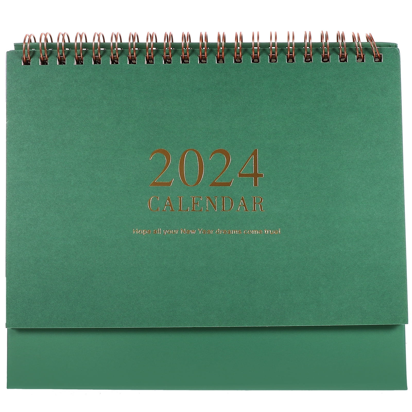 Office Desk Calendar Paper Made 2024 Calendar Freestanding Simple ...