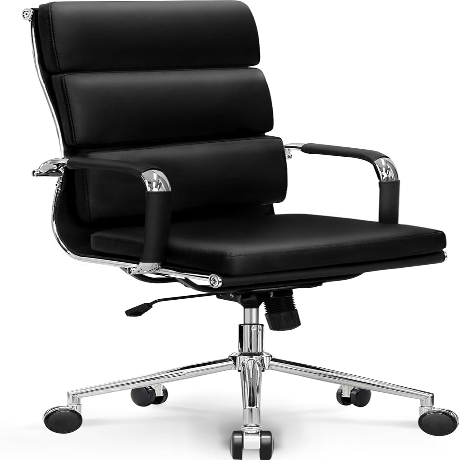 Office Desk Chair Ergonomic Executive Leather Modern Conference Task ...
