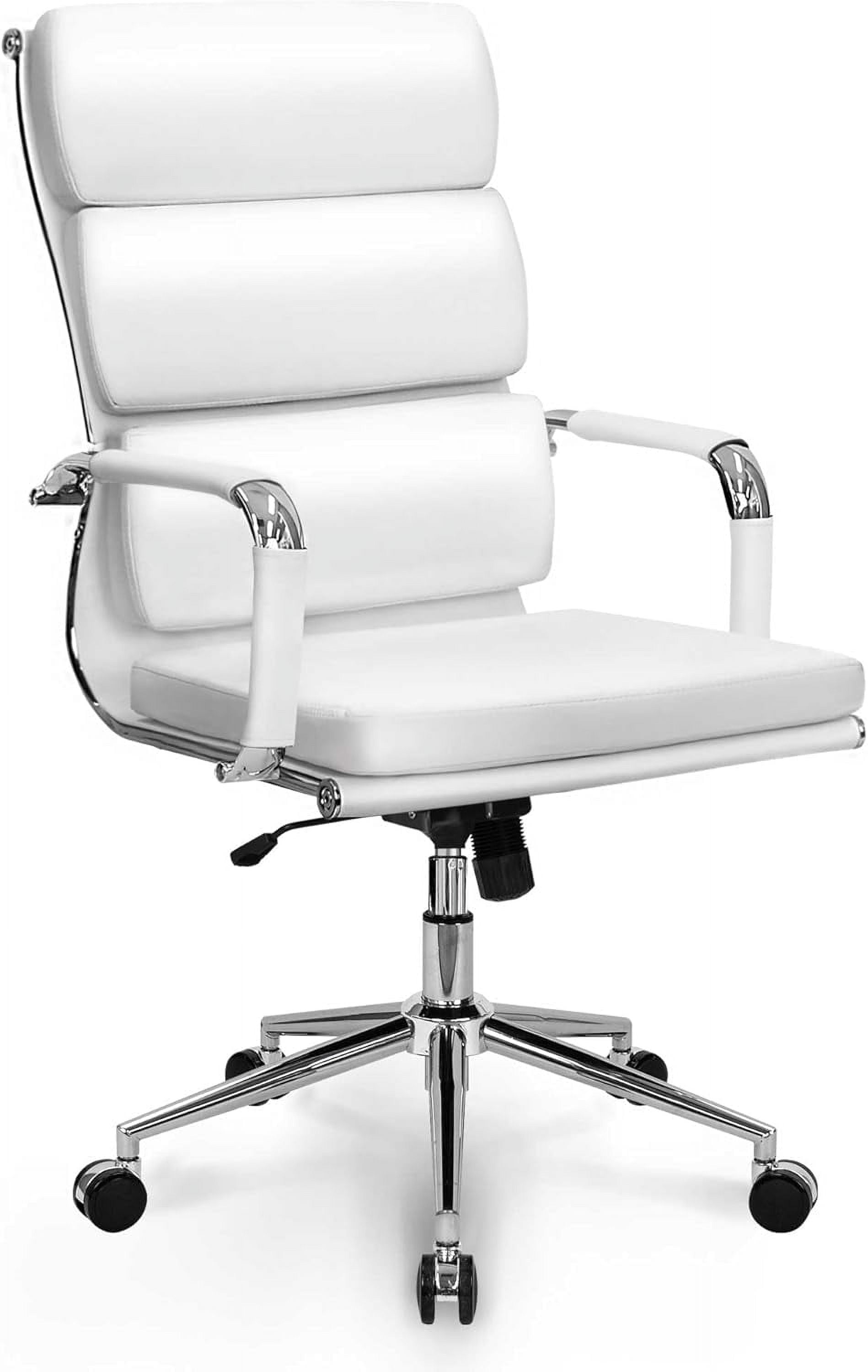 Office Desk Ergonomic Chair Leather Executive High-Back Modern ...