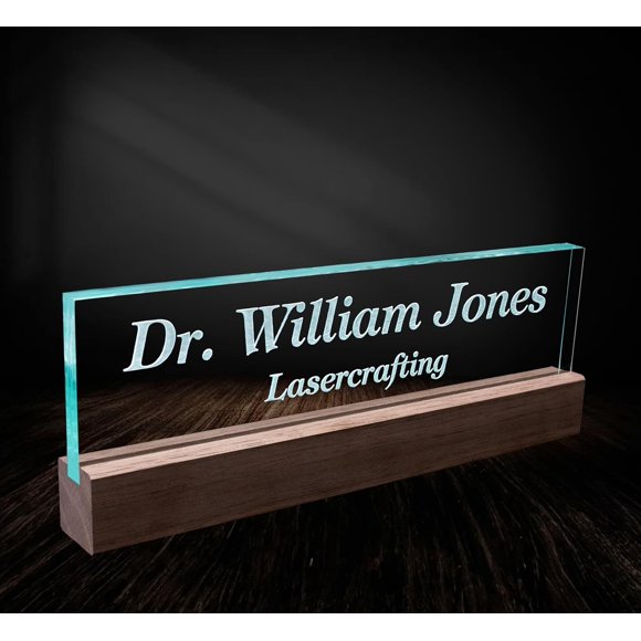 Laser Engraved Desk Name Plates