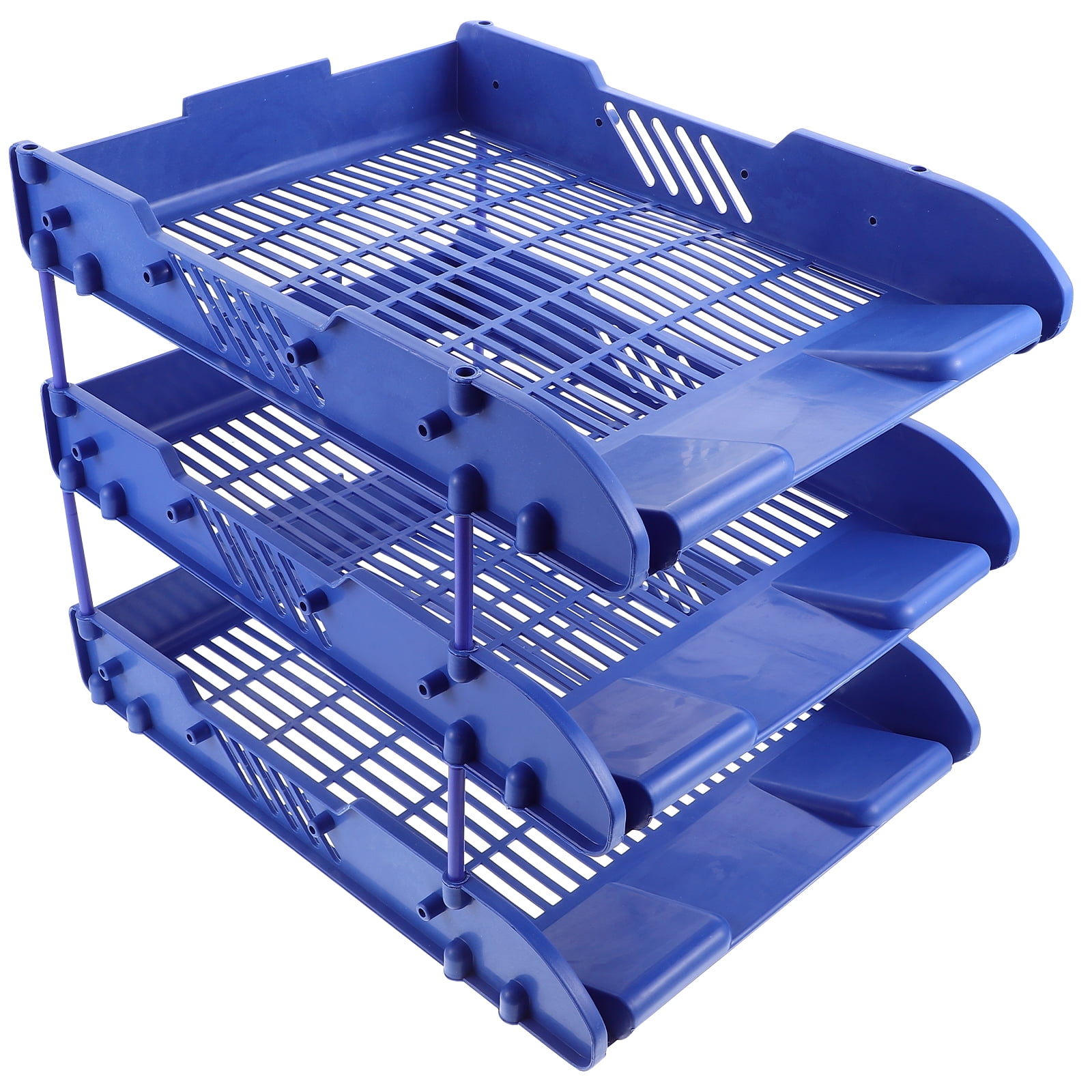 Office Desk Organizer 3-Tier File Rack Paper Holder Desktop File Paper ...