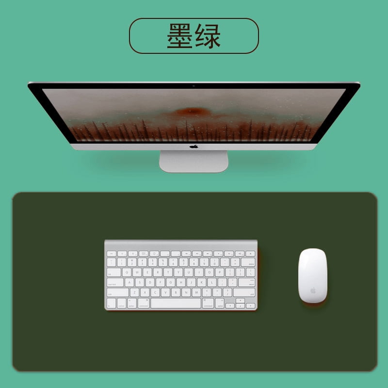 Office Desk Pad Double-sided Oversized Mouse Pad PU Waterproof Pad ...
