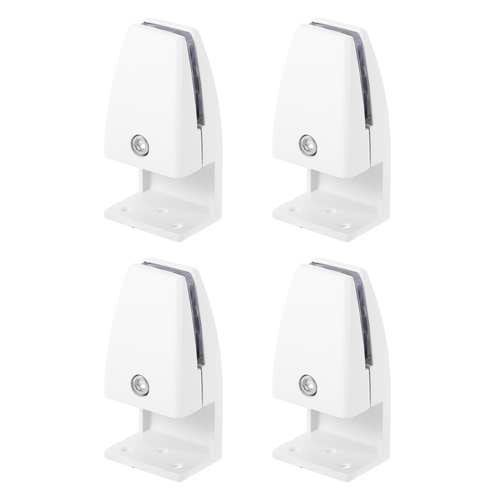 Office Desk Partition Support Bracket, 4 Pack for 4-20mm Thick, White ...