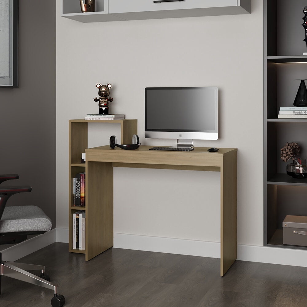 Office Desks, Foxburg Desk , Office, Macadamia, Light Oak Home Office ...