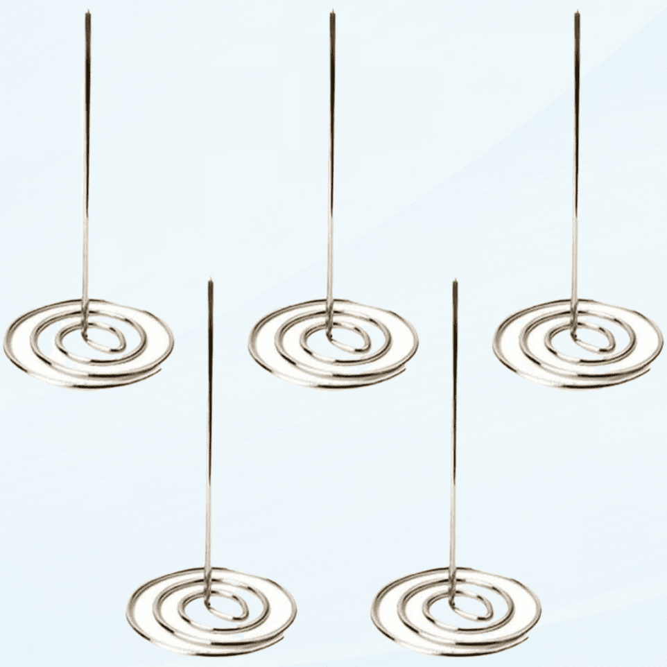 Office Desks Receipt Holder Spike 5Pcs Stainless Steel Check Spindle ...