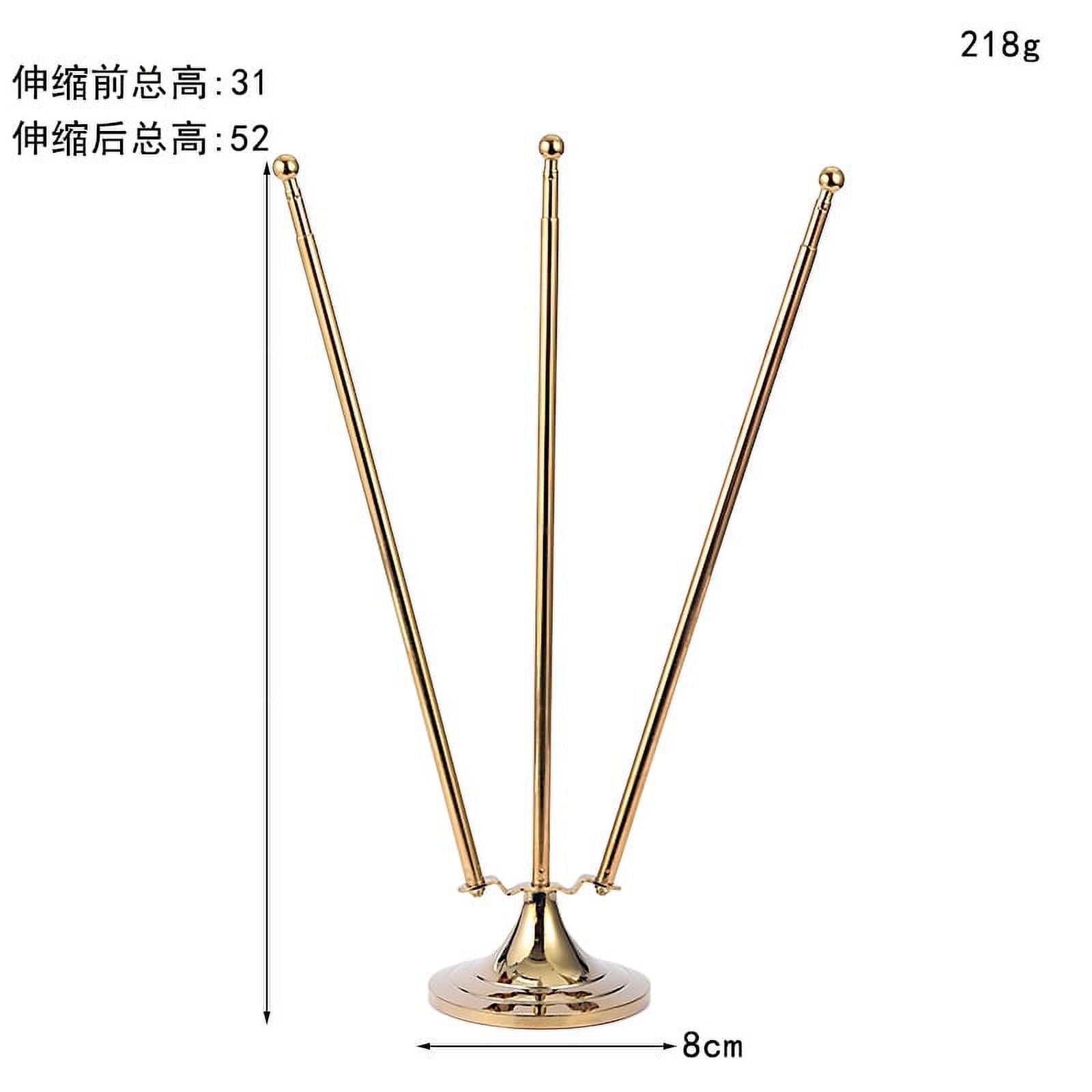 Office Desktop Flag Pole W Shaped Flag Stand Tabletop Flag Holder ...