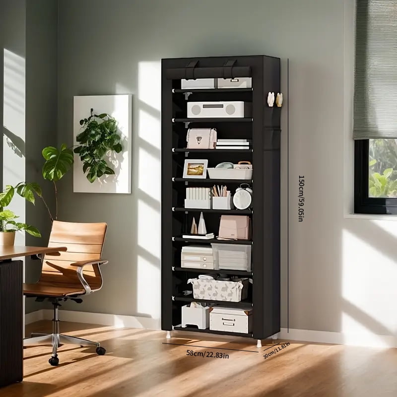 Office Display Rack Large Capacity 10-Tier, Black - Walmart.com