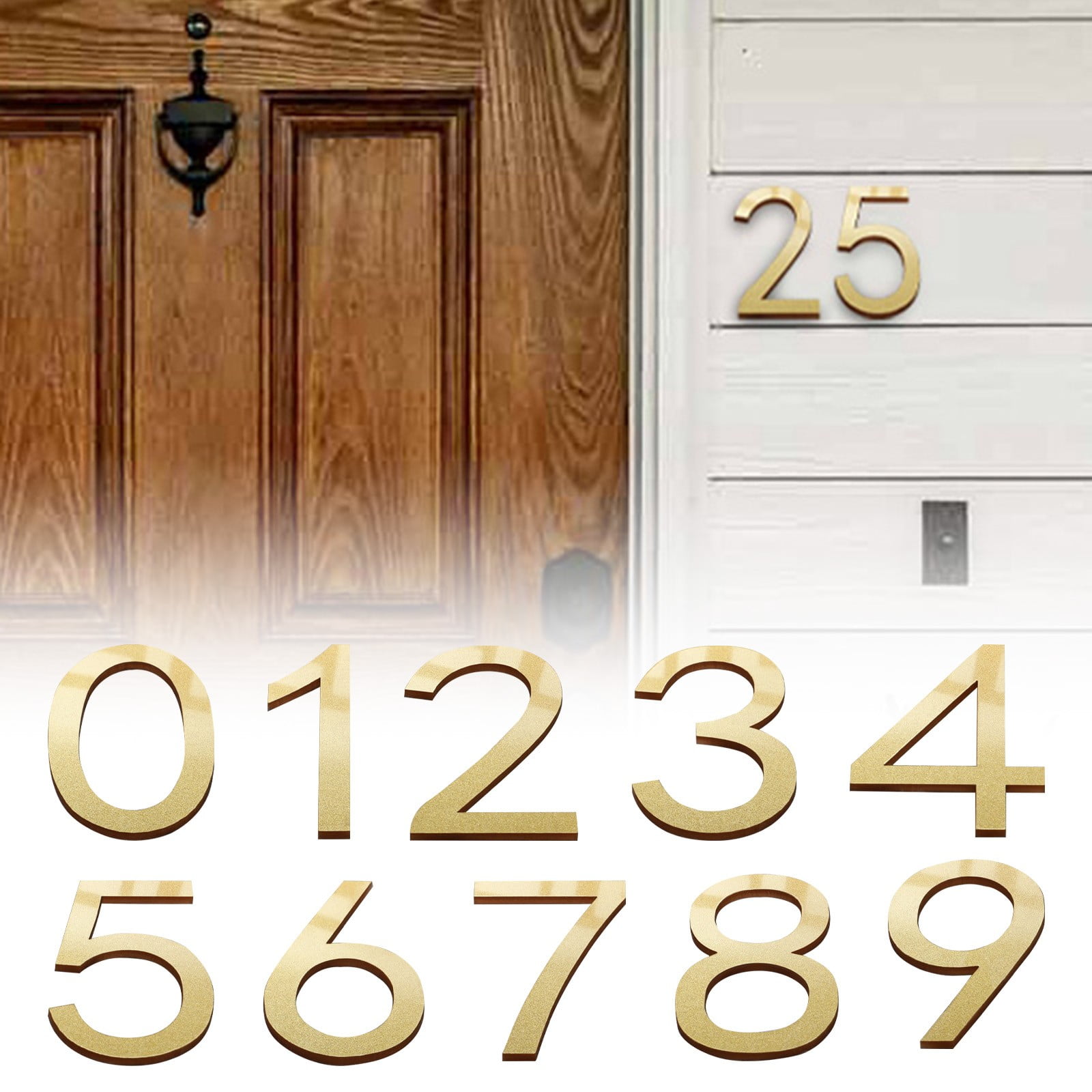 Office Door Sign, Acrylic 3D Letter Door Sign, Golden Modern Style, A ...