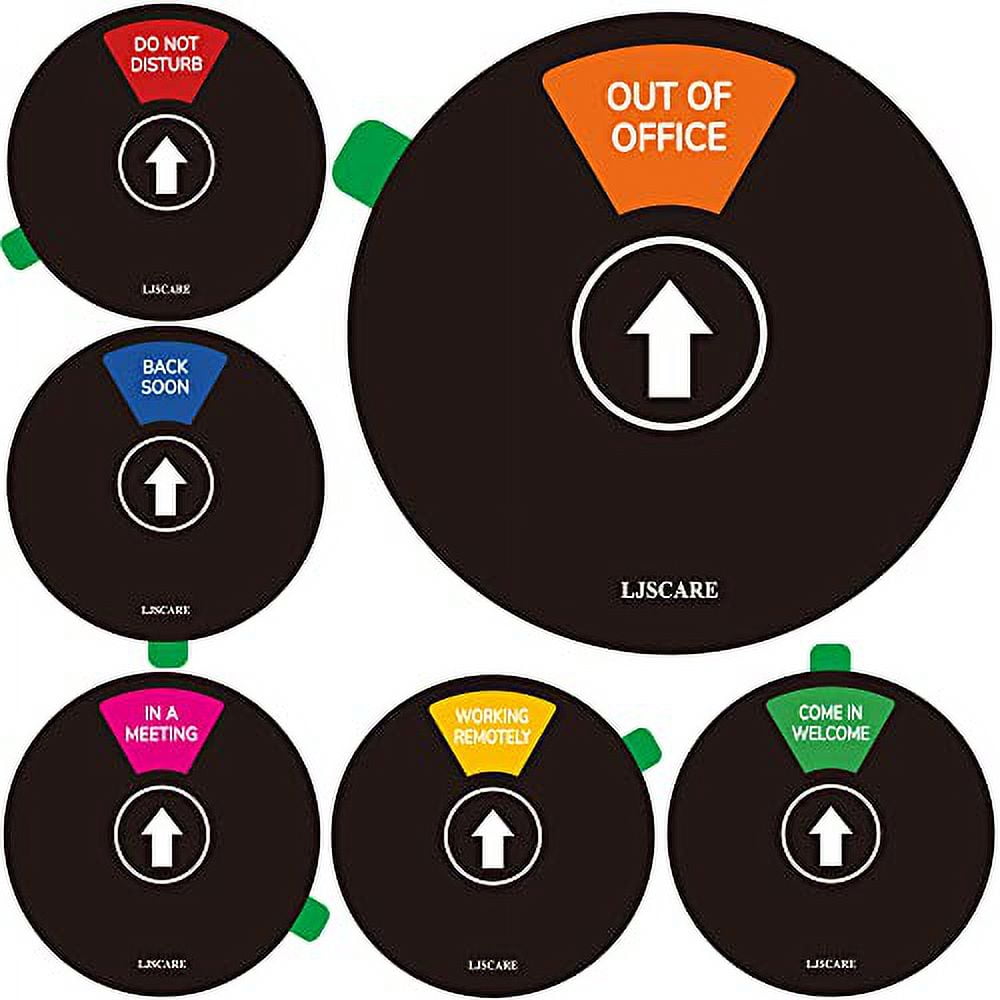 Office Door Sign, Do .. Not Disturb/Come in Welcome/Out .. of Office/In ...