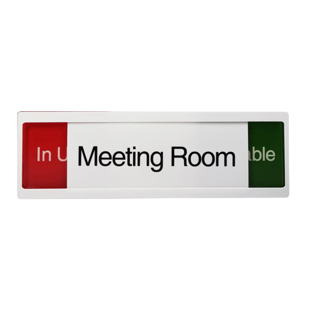 Office Door Sign Meeting Room In Use Available Sign Practical Slide ...