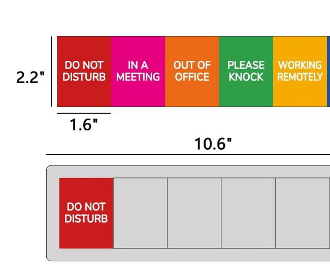 Office Door Sign Not Disturb/Please Knock/In Meeting Office Door Sign ...
