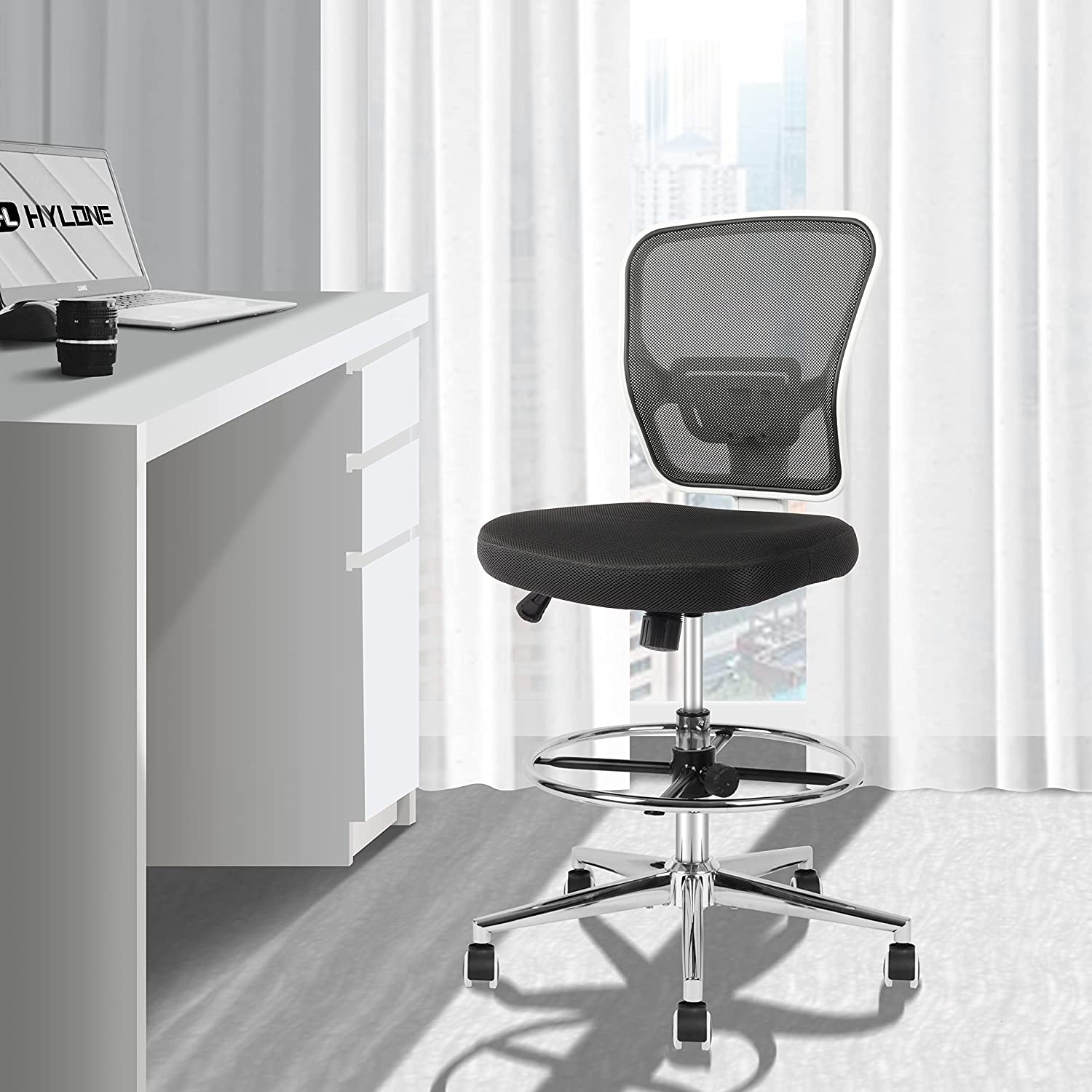 Office Drafting Chair Tall Office Chairs for Standing Desk Drafting ...