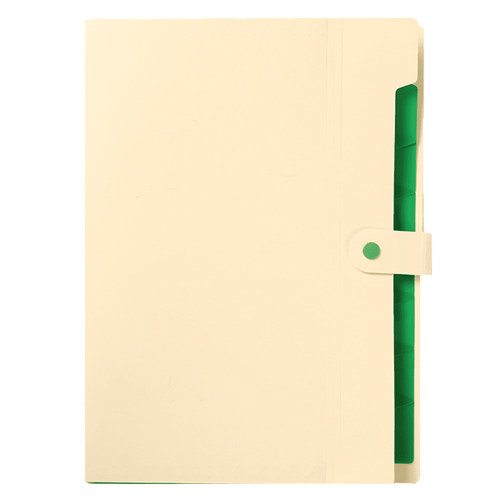 Office English 8-style organ bag folder a4 data pp test paper folder ...