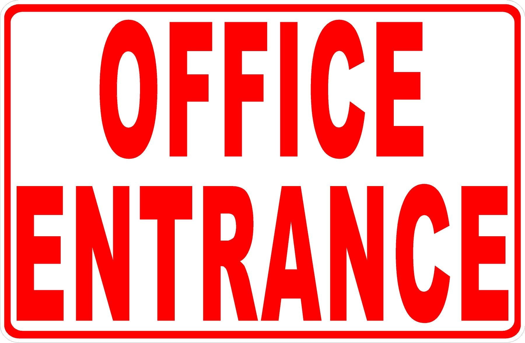 Office Entrance Sign - Walmart.com