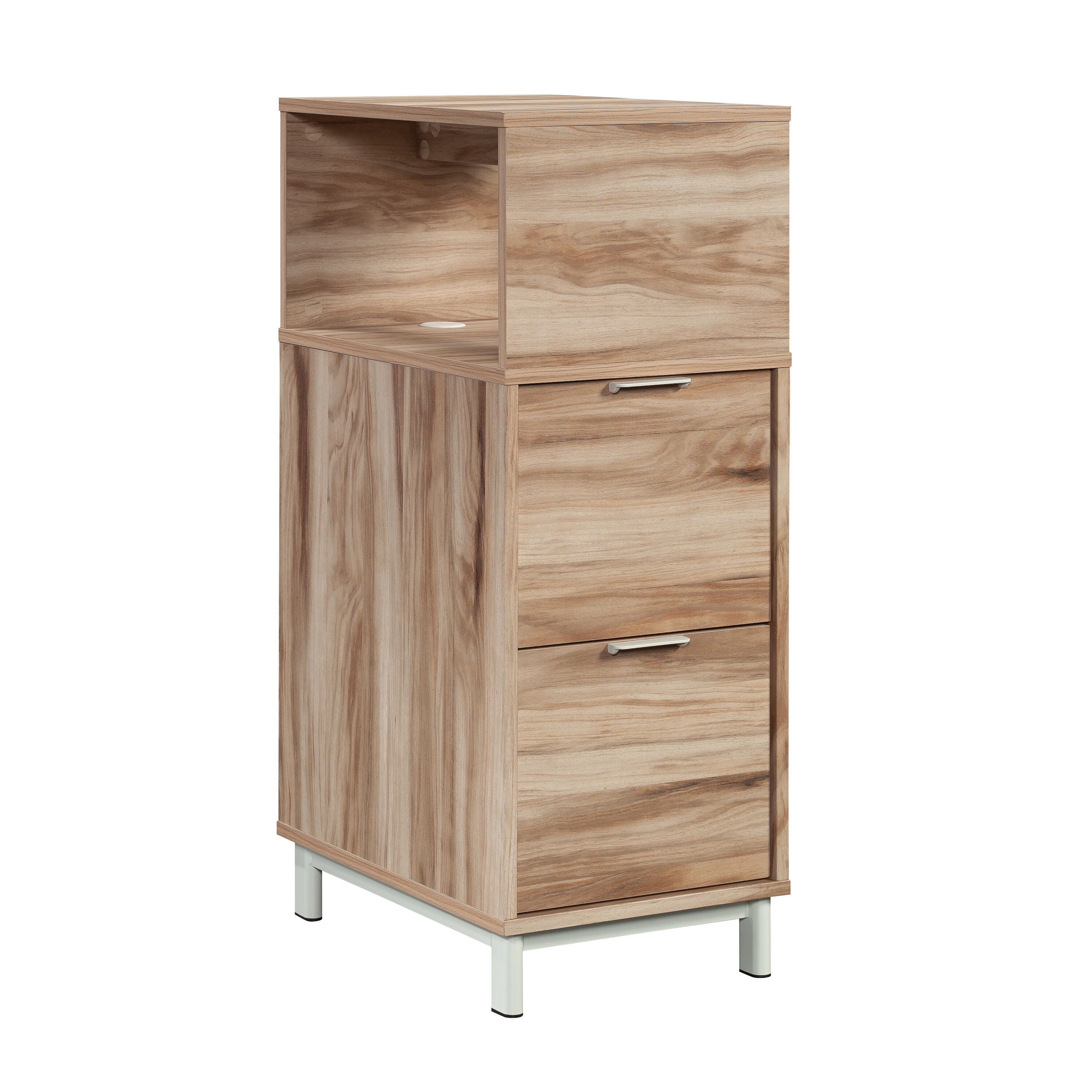Office File Cabinet, File Tower, Acacia Wood finish, Acacia Wood ...