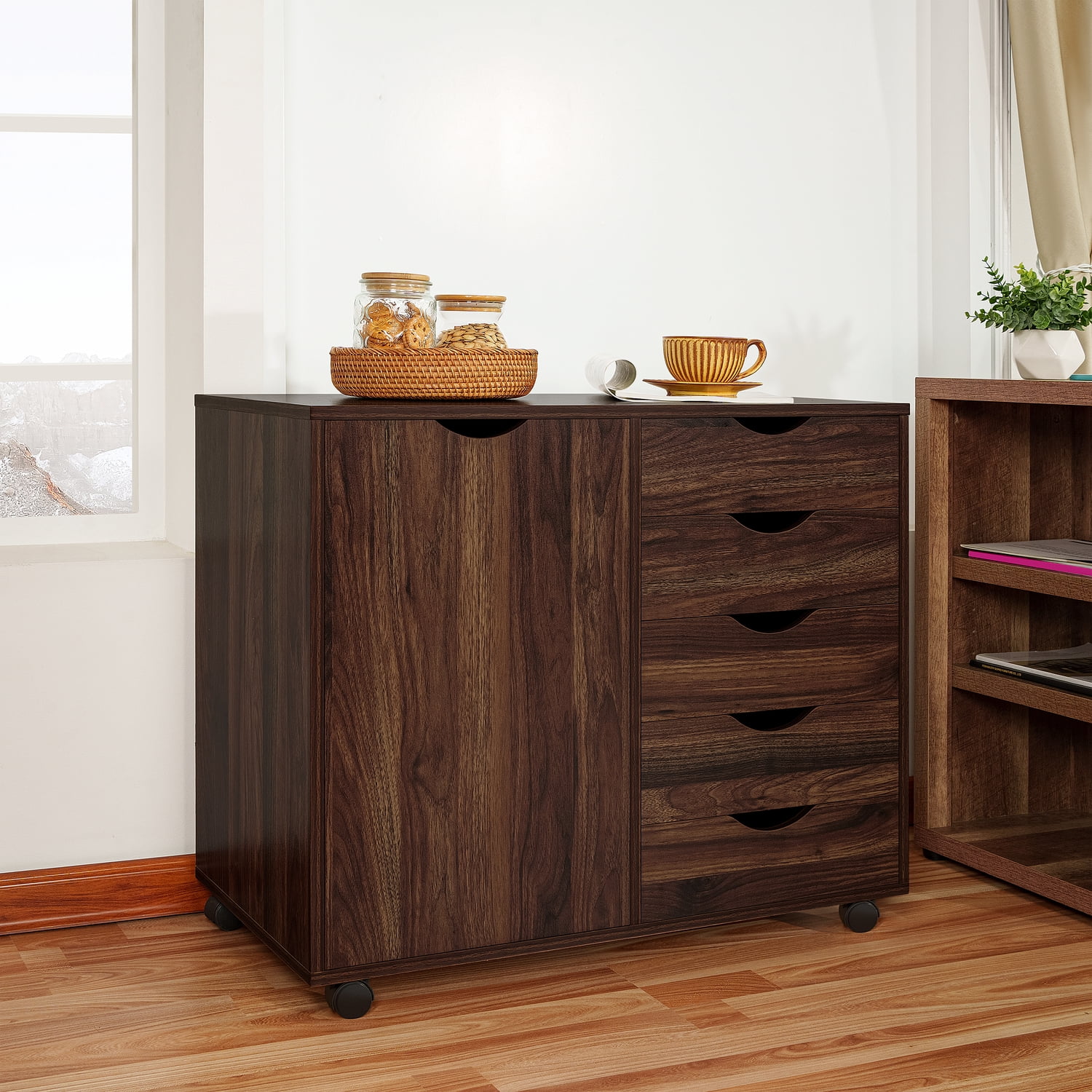 Office File Cabinets Wooden File Cabinets for Home Office Lateral File ...